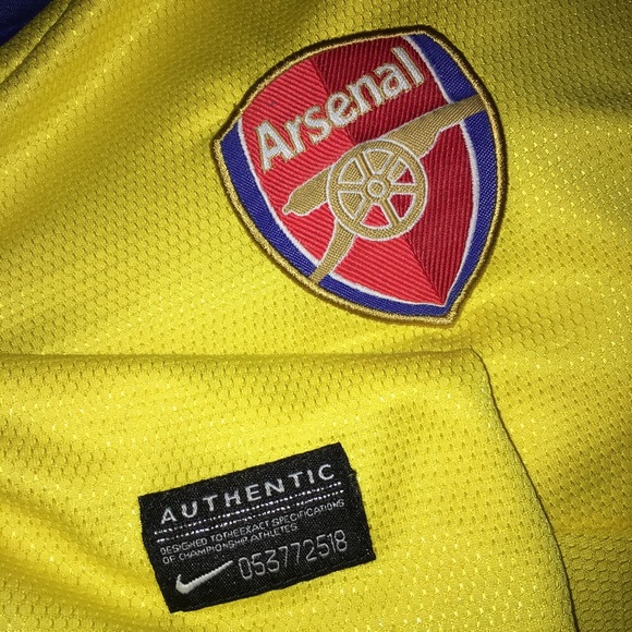 Nike | Shirts | Arsenal Authentic Drifit Soccer Jersey | Poshmark